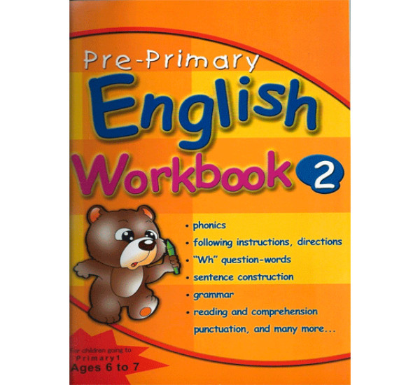 Pre-primary English workbook